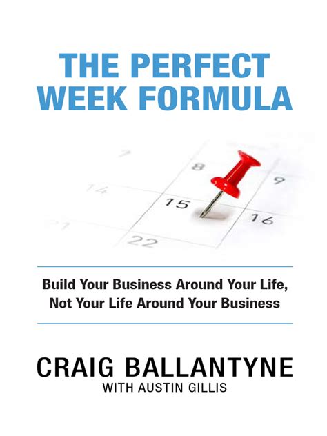The Perfect Week Formula Digital Pdf Dwight D Eisenhower Employment