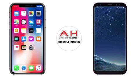 Phone Comparison Apple Iphone X Vs Samsung Galaxy S