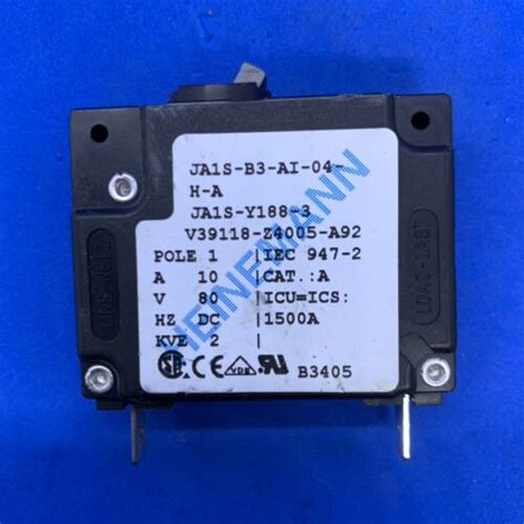 Heinemann Ja1s B3 Ai 04 H A Ja1s Y188 3 Breaker 10 Amp Ebay