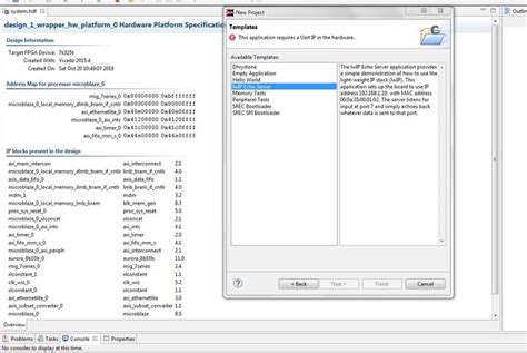 Error Message This Application Requires A Uart Ip In The Hardware