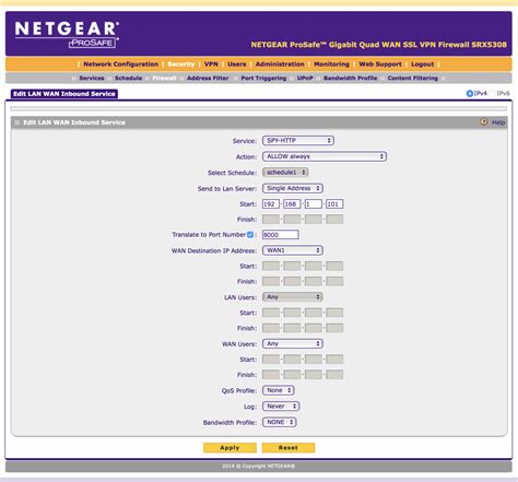 Solved Srx5308 Wan Access To Webserver Netgear Communities