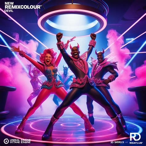 A Poster For A Band That Says The Name Of A Woman Premium Ai Generated Image