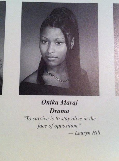 A Picture Of Nicki Minaj In High School Picturemeta
