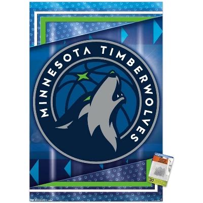 Nba Minnesota Timberwolves Court Canvas Wall Sign Target