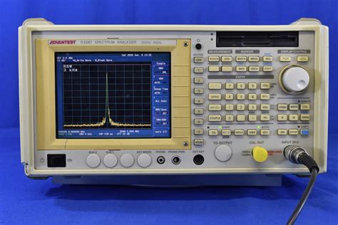 Advantest R3267 Spectrum Analyzer 100hz To 8 Ghz Silicon Valley Test