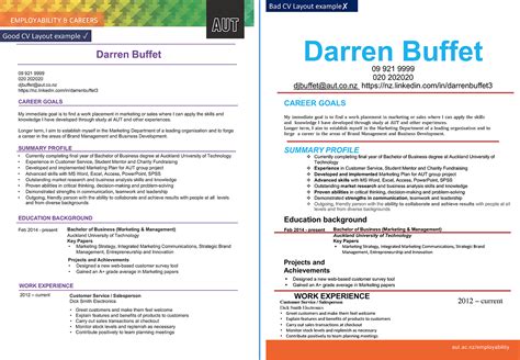 7 Tips On Creating A Great CV Employability Blog AUT