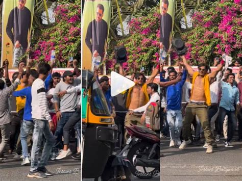 Salman Khan Birthday Celebration Fans Dances Outside Salman House Video Viral On Social Media