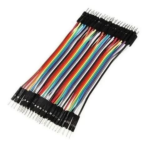 Cabo Jumper 10cm Macho X Macho 40 Unid Picarduino Mercadolivre