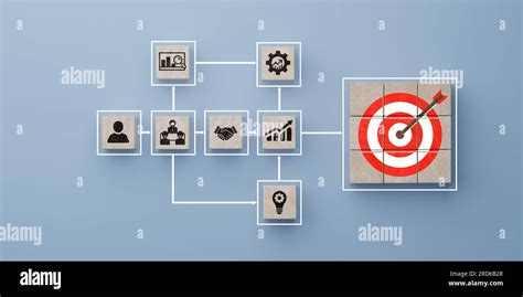 Diagram Of Business Process And Workflow With Flowchart Business