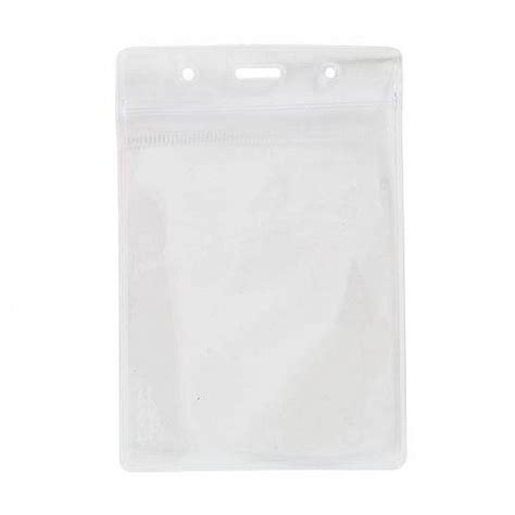 Бейдж вертикальный LITE 80х120 мм (размер вкладыша 77х100 мм) без ...