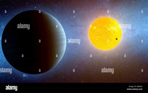 This Artists Conception Depicts The Kepler 10 Star System Located About 560 Light Years Away