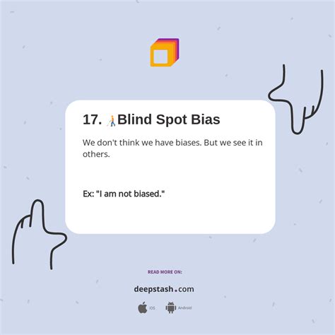Blind Spot Bias Deepstash