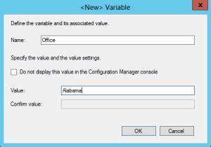 SCCM Collection Variables In Task Sequences