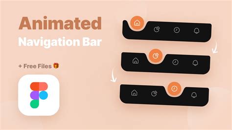 Mobile Navigation Menu Bar Ui Template Figma