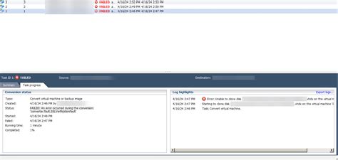 [vmware] Failed An Error Occurred During The Conversion ‘converter Fault Sslverificationfault