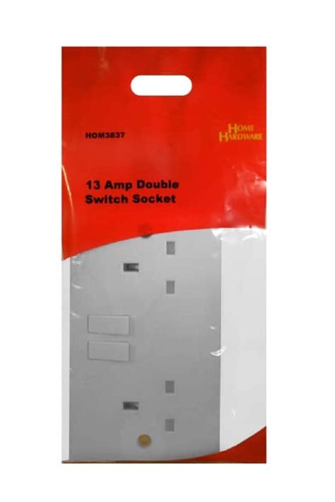 13amp Double Switch Socket F E Maughan Limited