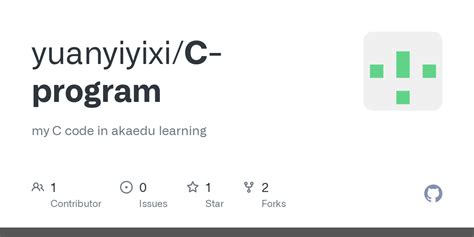 GitHub Yuanyiyixi C Program My C Code In Akaedu Learning