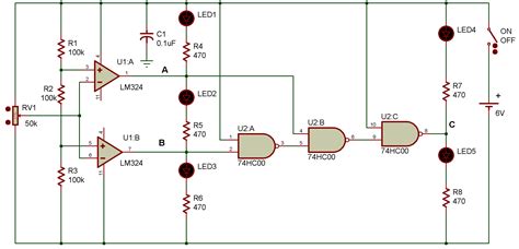 How To Make A Voltage Comparator Circuit Diagram Wiring Flow Line