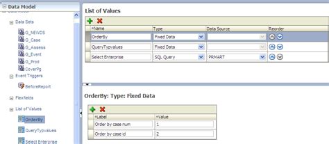 Add Lexical Parameter In Data Model