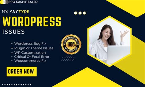 Fix Wordpress Bugs Issue And Technical Server Error Instant By