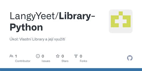 Github Langyyeet Library Python Kol Vlastn Library A Jej Vyu It