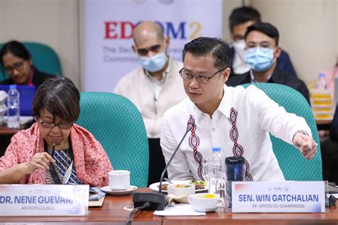 Edcom Ii To Address K 12 Curriculum Woes Win Gatchalian