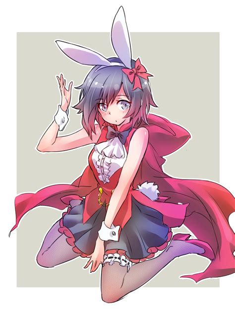 Bunny Girl Ruby Now With Her Cape Rwby Know Your Meme