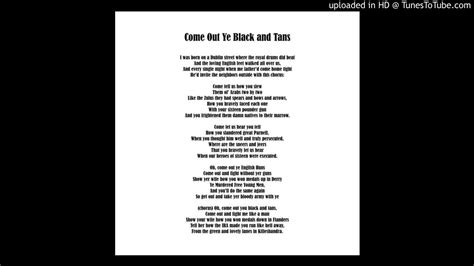 Come Out Ye Black And Tans Beat Remix Youtube Music