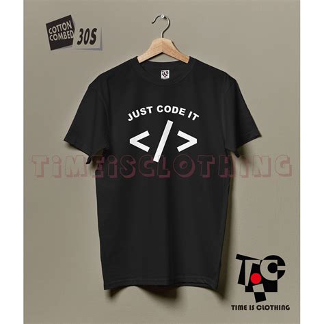 Jual Kaos Baju Distro Programmer It Koding Coding 30s Shopee Indonesia