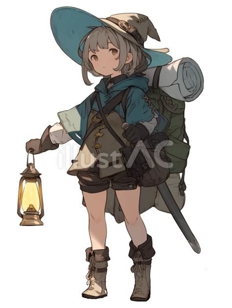 ファンタジー世界の旅人7イラスト No 26033379｜無料イラスト・フリー素材なら「イラストac」