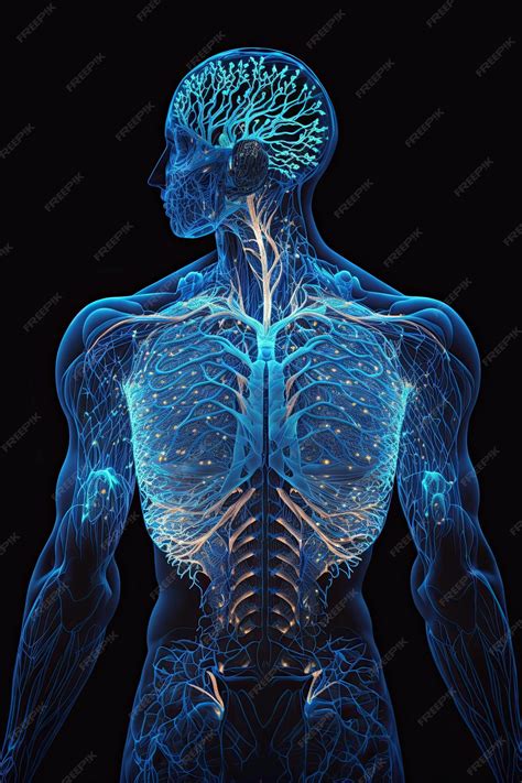 Premium Ai Image Anatomical Body Of Cyborg Robot With Artificial Intelligence Generative Ai