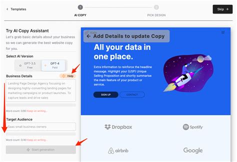 Generate Your Website