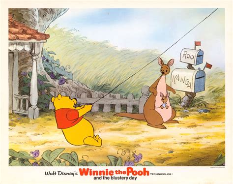 Winnie The Pooh And The Blustery Day Original 1969 U S Scene Card