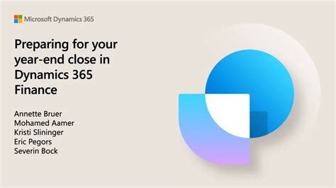 Preparing For Your Year End Close In Dynamics 365 Finance Techtalk Youtube