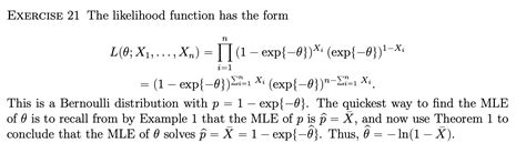 ExERCISE The Likelihood Function Has The Form Chegg Com
