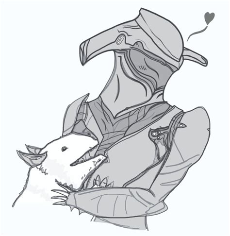 Warframe Me And My Kubrow By Olkin Lex On Deviantart
