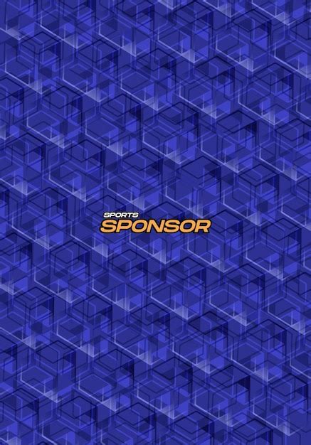 Premium Vector Vector Background Hexagonal Blue Pattern