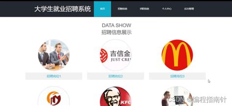 计算机java项目｜基于springboot的大学生就业招聘系统的设计与实现java基于springboot的毕业生招聘职位推荐系统设计 Csdn博客