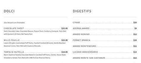 Menu For Odeum In Morgan Hill Ca Sirved