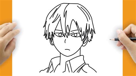 How To Draw Todoroki From My Hero Academia Step By Step Tutorial