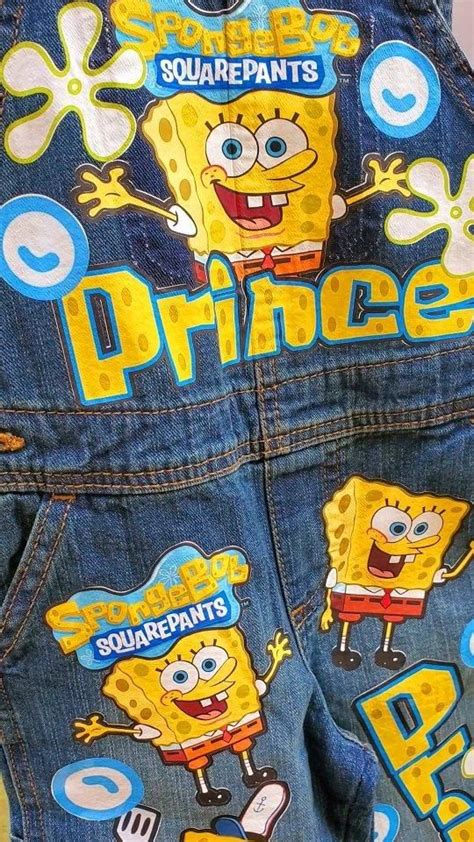 Pink Toes And Hair Bows© On Instagram Watch Us Make Spongebob Overalls For Prince 🥳🥳 We Are