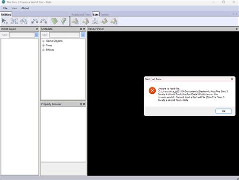 ts3 caw error issue r thesims