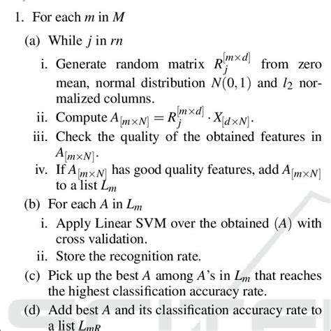 Random Face Feature Descriptor Algorithm Download Scientific Diagram