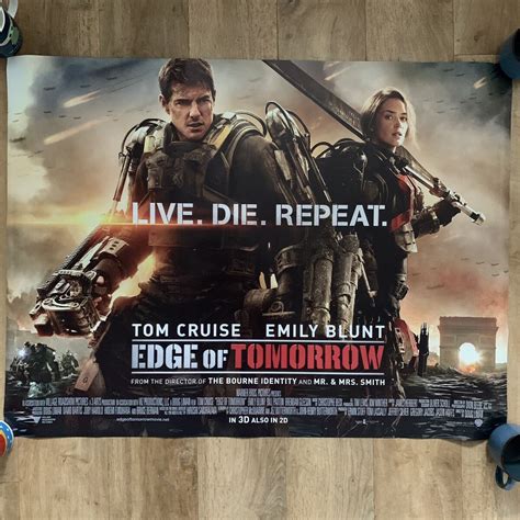 Emily Blunt Edge Of Tomorrow Poster Download Emily Blunt Tom Cruise