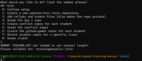 Teach Class Script Is Not Working · Issue 375 · Githubtrainingtraining Manual · Github
