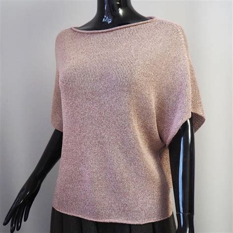 Джемпер вязаный из вискозы с люрексом кофточка легкая лето в интернет магазине на Ярмарке