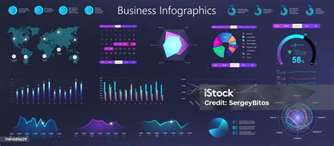 Workflow Graphics Charts And Diagrams Stock Illustration Download
