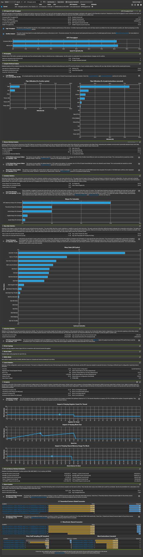 Could You Suggest Some Ideas To Improve My Kernels Performance Cuda Programming And