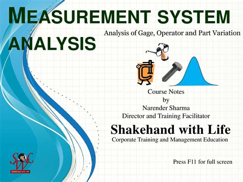 Measurement System Analysis Analysis Of Gage Operator And Part