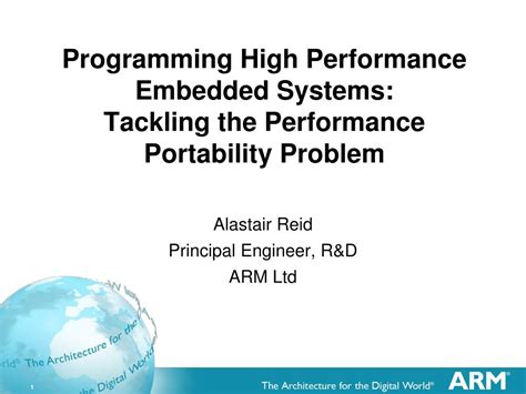 Ppt Programming High Performance Embedded Systems Tackling The Performance Portability